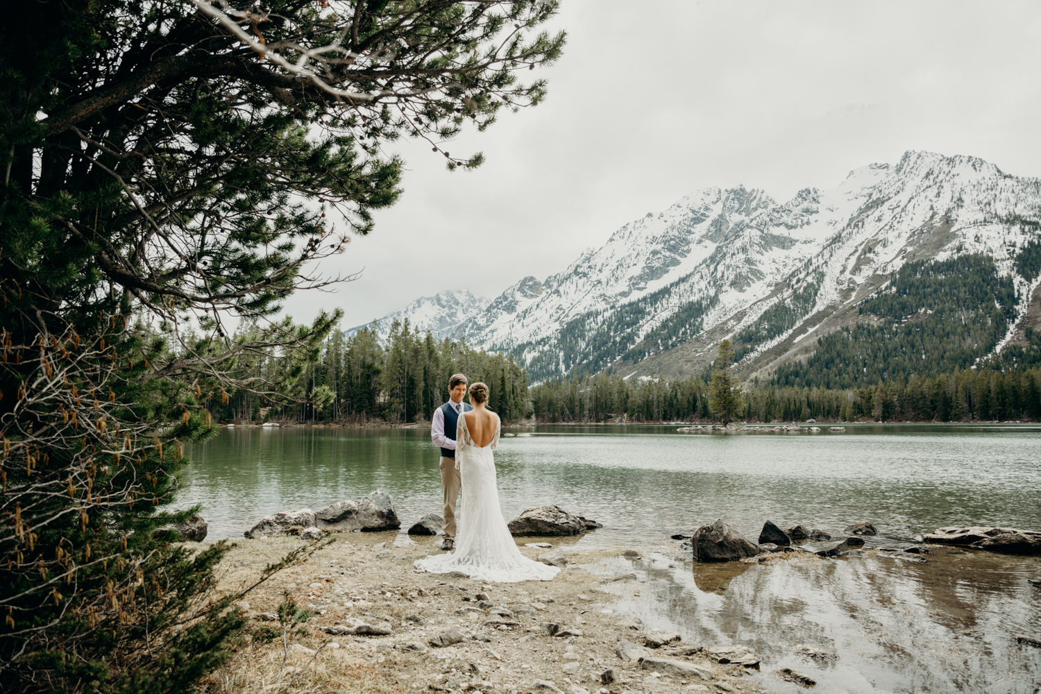 Backcountry Elopement in Grand Teton National Park | Tanner & Virginia ...