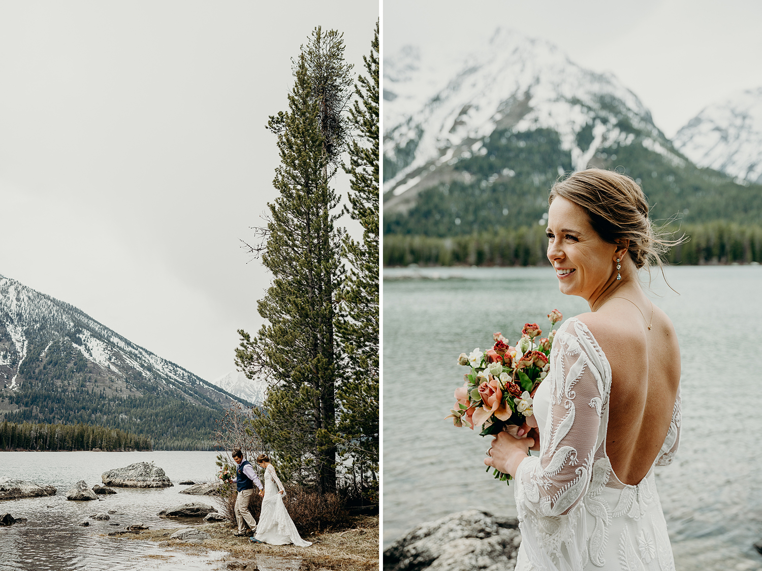 Backcountry Elopement in Grand Teton National Park | Tanner & Virginia ...